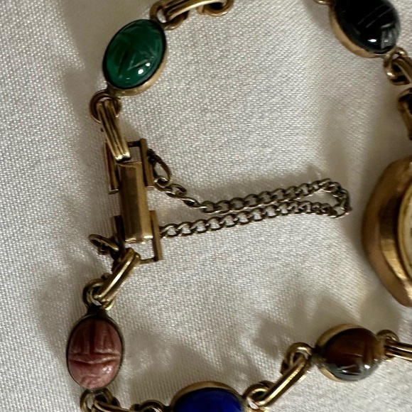 Timex | Accessories | Vintage Timex Womens Multicolor Scarab Watch ...